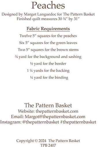 Quilt Patterns - Primrose Cottage