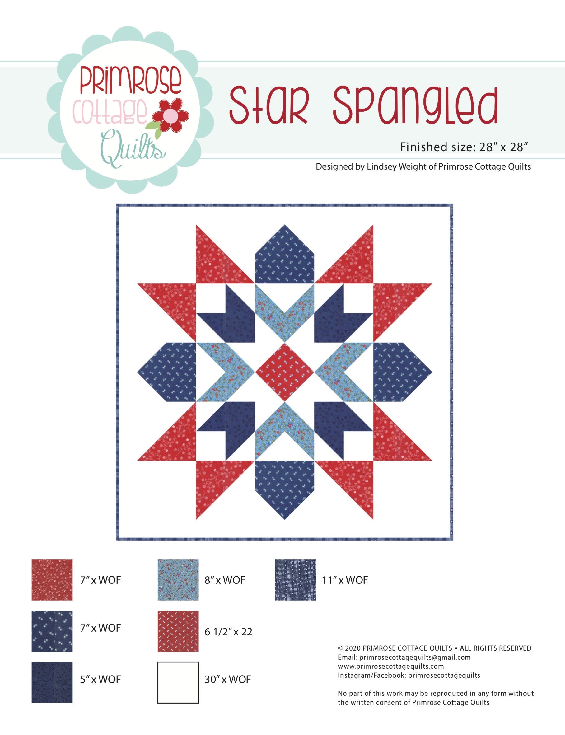 Free Pattern Friday Patterns - Primrose Cottage